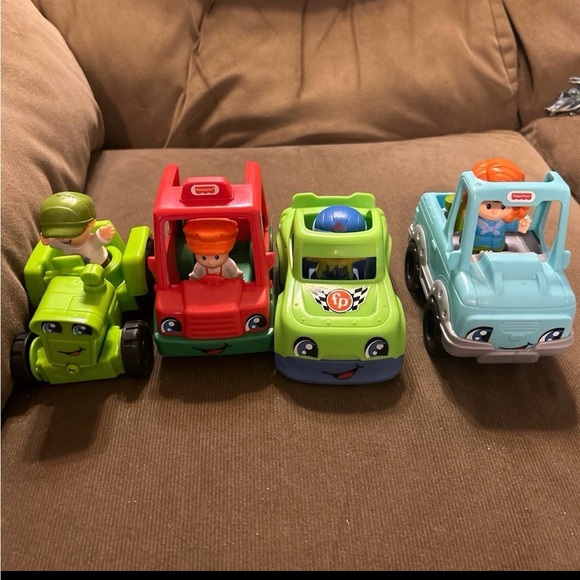 Fisher-Price | Toys | Fisherprice Little People Set Of 4 Vehicles ...
